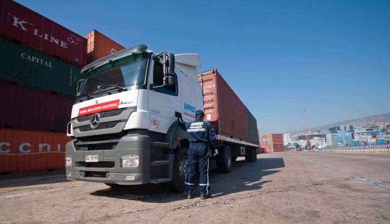 Camión con Container_1 – Ward Van Lines